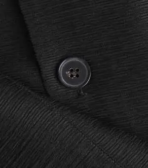 Eskandar Silk Plissé Mandarin Collar A-line Jacket