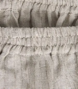 Eskandar Linen-blend Wide Leg Trousers - Neutral