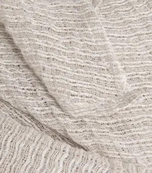 Eskandar Linen Wide-knit Shawl Cardigan