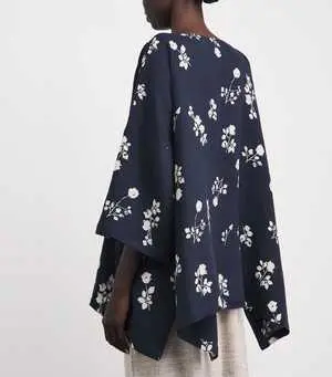 Eskandar Linen Floral Boatneck Blouse