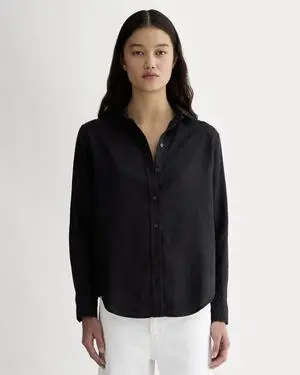 Everlane Linen Relaxed Shirt - Black