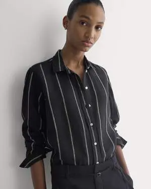 Everlane Linen Relaxed Shirt - Black