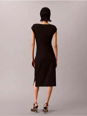 Calvin Klein Ponte Midi Dress