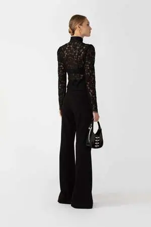 SAU LEE Roberta Lace Top