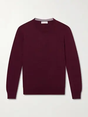 Brunello Cucinelli Cashmere Sweater - Burgundy