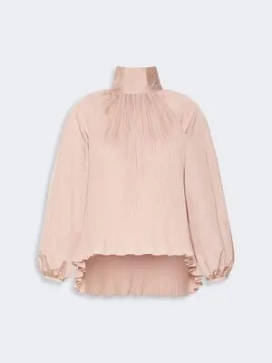 Max Mara Silk Taffeta Blouse - Powder
