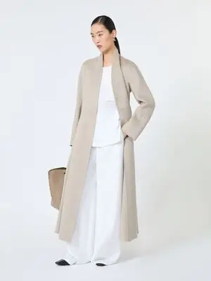 Max Mara Relaxed-fit Heavy Silk Wide-leg Trousers