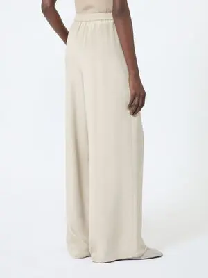 Max Mara Relaxed-fit Heavy Silk Trousers