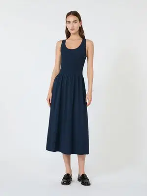 Max Mara Long Viscose Yarn Dress