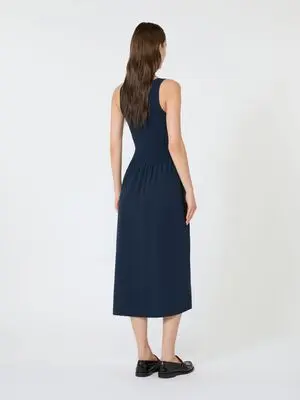 Max Mara Long Viscose Yarn Dress