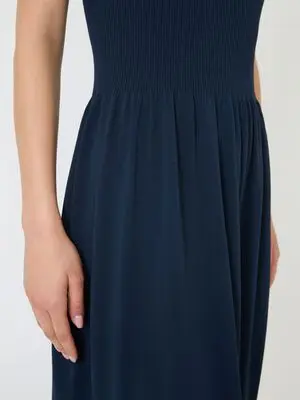 Max Mara Long Viscose Yarn Dress