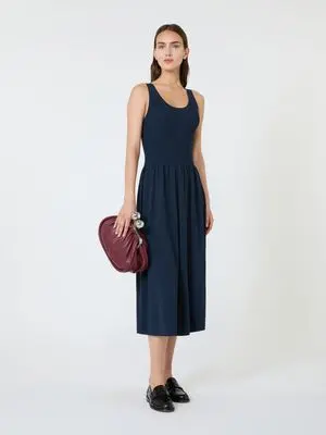 Max Mara Long Viscose Yarn Dress