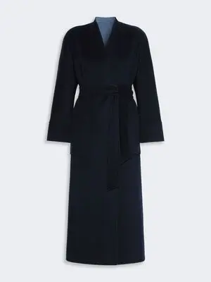 Max Mara Reversible Wool Drape Coat