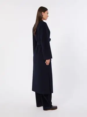 Max Mara Reversible Wool Drape Coat