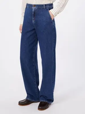 Max Mara Barrel-leg Denim Trousers