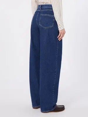 Max Mara Barrel-leg Denim Trousers