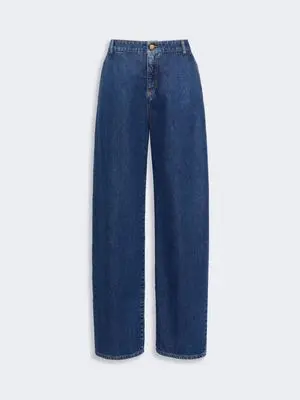 Max Mara Barrel-leg Denim Trousers