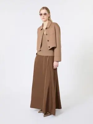 Max Mara Ribbed Wool Gilet With V-neck