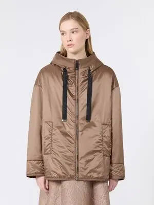 Max Mara Oversized Padded Jacket In Water-repellent Canvas