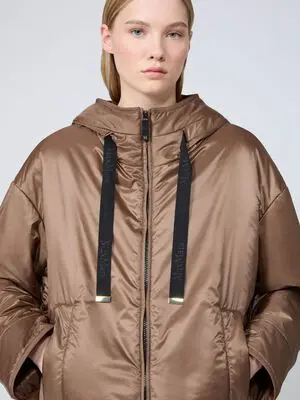 Max Mara Oversized Padded Jacket In Water-repellent Canvas