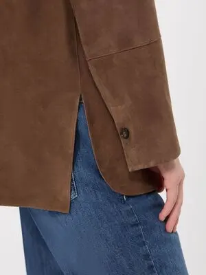 Max Mara Suede Shirt Jacket