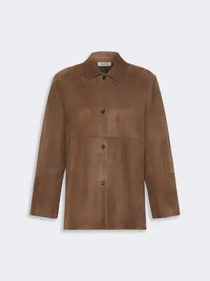 Max Mara Suede Shirt Jacket