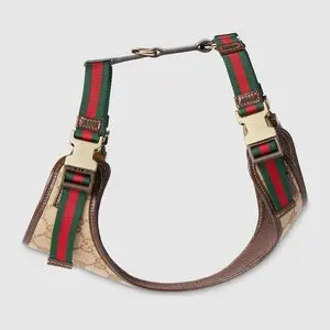 Gucci Gg Canvas Pet Harness - Beige
