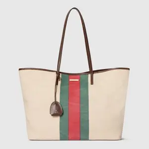 Gucci Gucci Tribeca Large Tote Bag With Charm Black