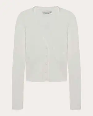 Simkhai Ailany Rib Knit Shrunken Cardigan