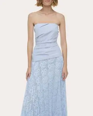 Simkhai Annalise Strapless Midi Dress