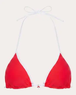VERDELIMON Moa Triangle Bikini Top - Red