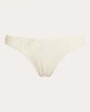 VERDELIMON Tunas Textured Bikini Bottoms - Neutral