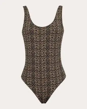 VERDELIMON Acacia Leopard One-piece Swimsuit - Brown