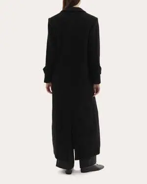 JOAEN Mylah Wool Cashmere Single-breasted Coat