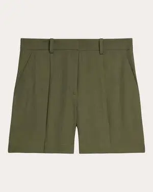 Theory Fluid Pleated Shorts