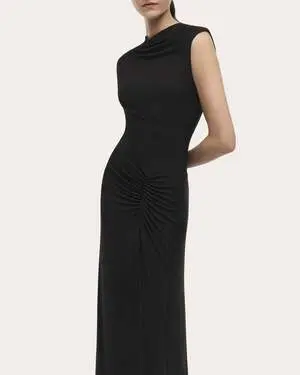 Simkhai Acacia Jersey Draped Maxi Dress