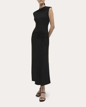 Simkhai Acacia Jersey Draped Maxi Dress