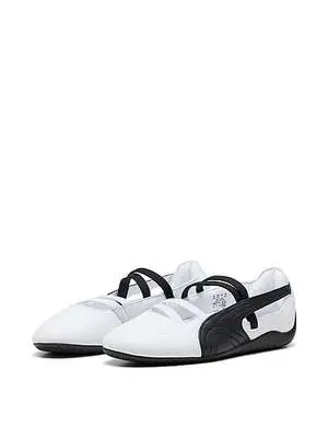 Pink Puma Speedcat Leather Ballet Flats
