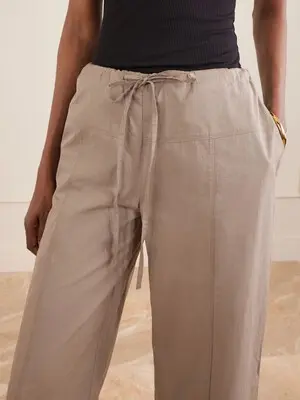 DEIJI STUDIOS Seam Organic Cotton Drawstring Pants