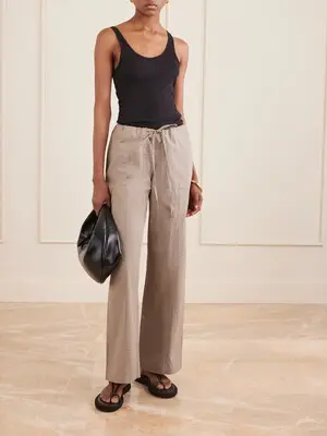 DEIJI STUDIOS Seam Organic Cotton Drawstring Pants