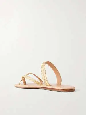 ANCIENT GREEK SANDALS Daphnae Raffia Sandals