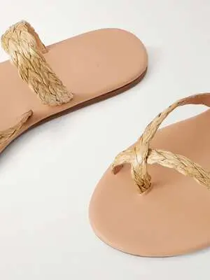 ANCIENT GREEK SANDALS Daphnae Raffia Sandals