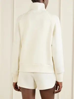 Varley Tyde Doublesoft Jersey Sweatshirt - Neutrals