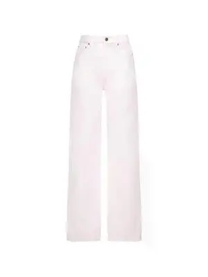 Adam Lippes Lucy Straight-leg Jeans - Pink