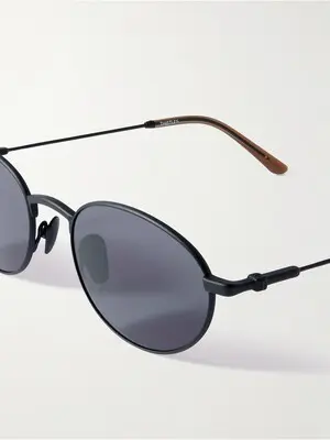 THISTLES Cruz Oval-frame Sunglasses