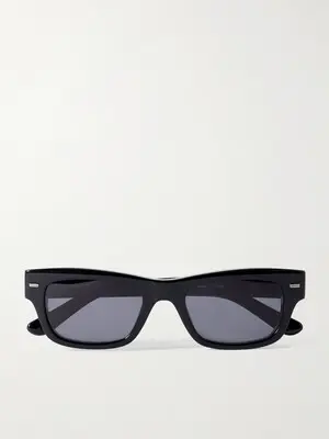 THISTLES The Jack Square-frame Acetate Sunglasses - Black