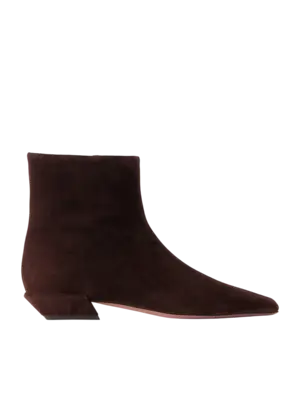 Paris Texas Bettina 25 Suede Ankle Boots - Brown
