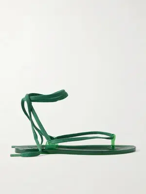 ANCIENT GREEK SANDALS Esther Jelly Thong Sandals - Green