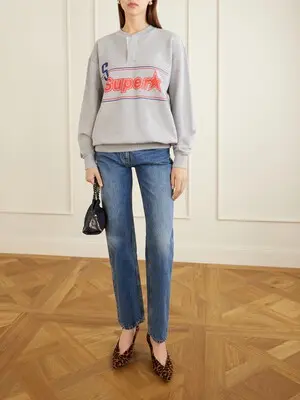 Stella McCartney Superstar Logo-printed Cotton-jersey Sweatshirt