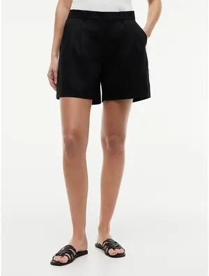 Tommy Hilfiger Pleated Lightweight Lyocell-cotton Shorts